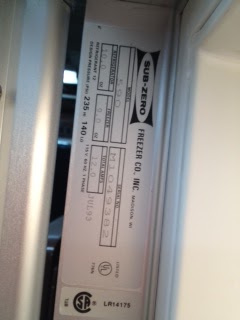 Sea Sales: Fine Estate & Liquidation Services: Sub Zero - Frig/Freezer ...